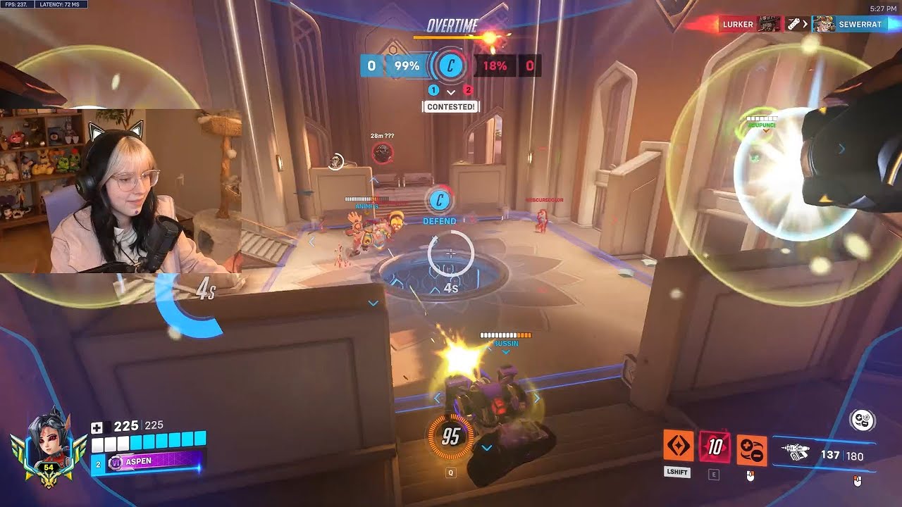 JUNO GOD! Aspen Juno Overwatch 2 Season 19 Top 500 Gameplay - YouTube