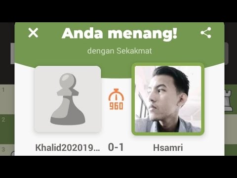 Menang Skakmat Catur 960 dengan Buah Hitam - YouTube