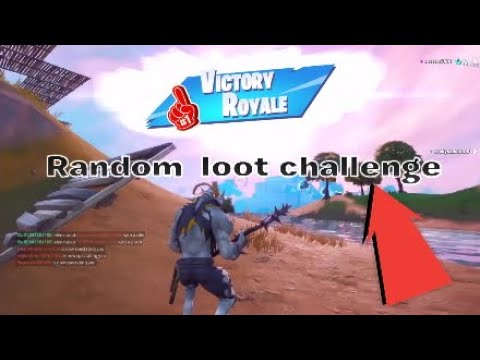 Fortnite random loot challenge - YouTube