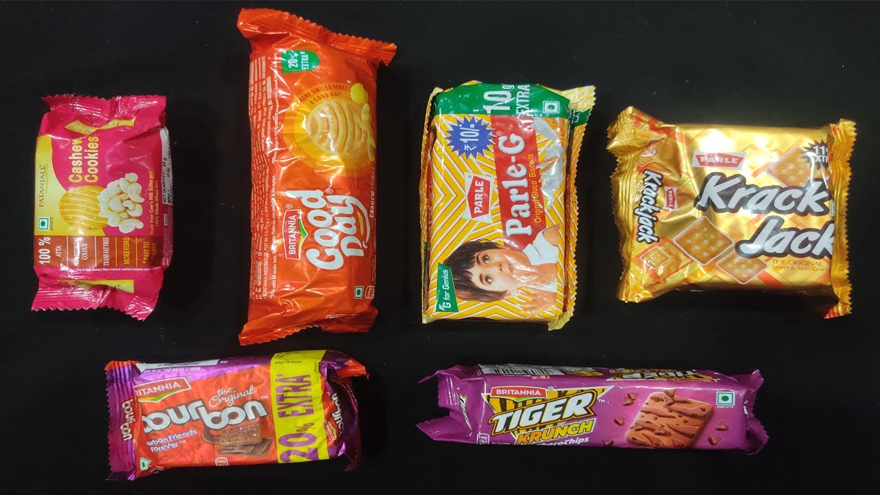 Good Day Biscuit vs Parle-G vs Krackjack vs Tiger vs Bourn Bourn vs ...
