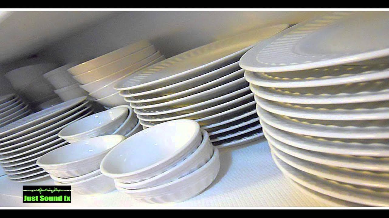 dishes sound - YouTube
