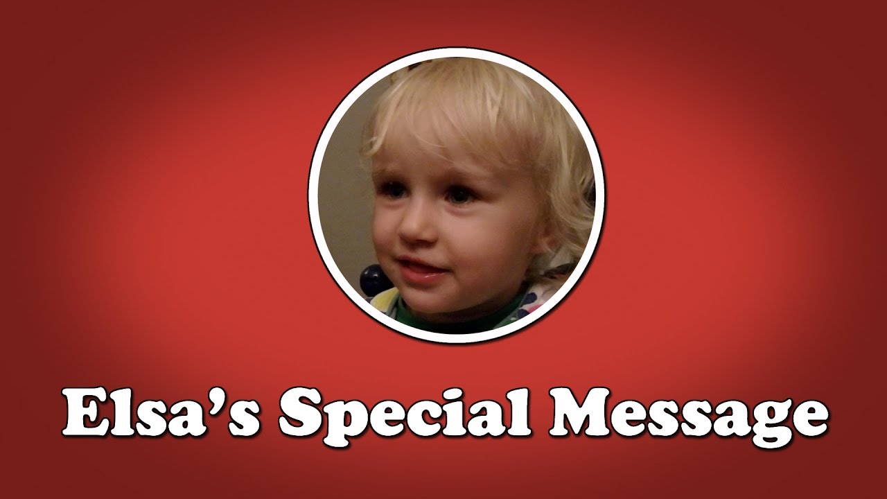 Elsa's Special Message - Do You Want to Build a Snowman Frozen Spoof ...