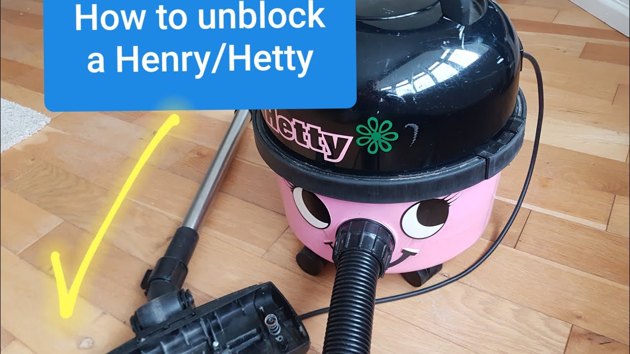 How to unblock a Henry hoover vacuum cleaner💚🛸 - YouTube