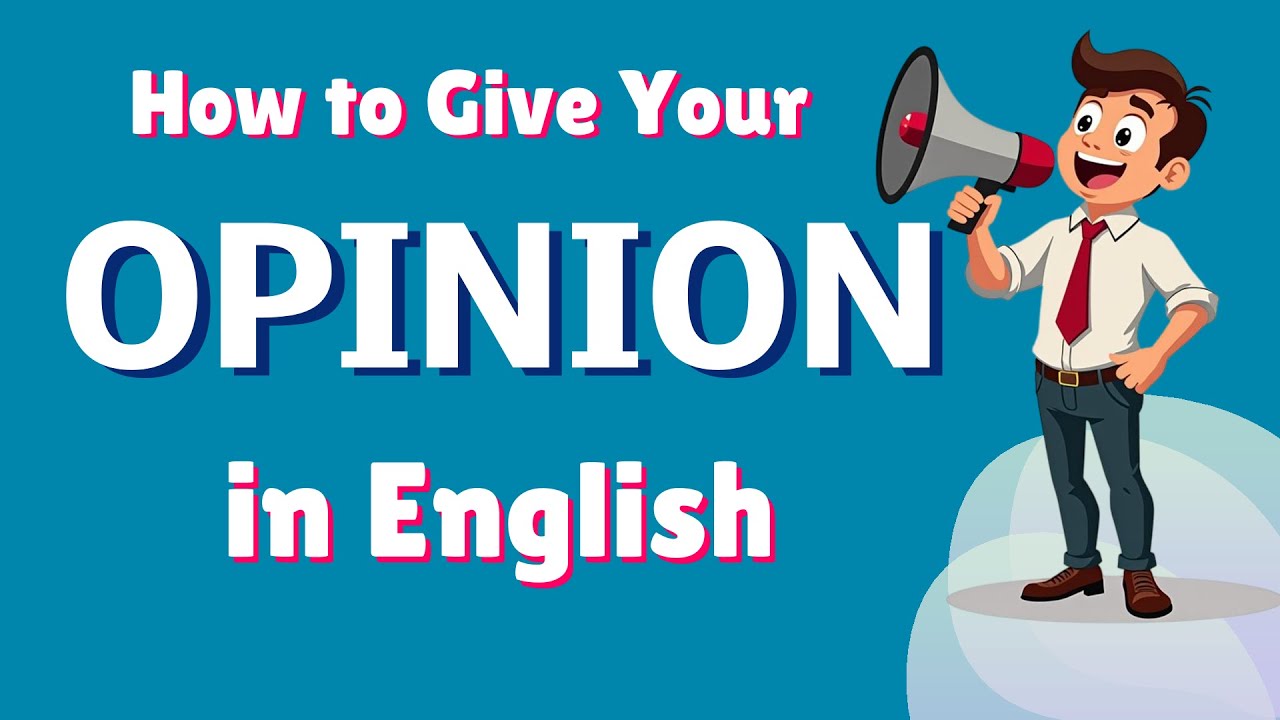 How to Give Your Opinion in English | Confident Speaking Practice for ...