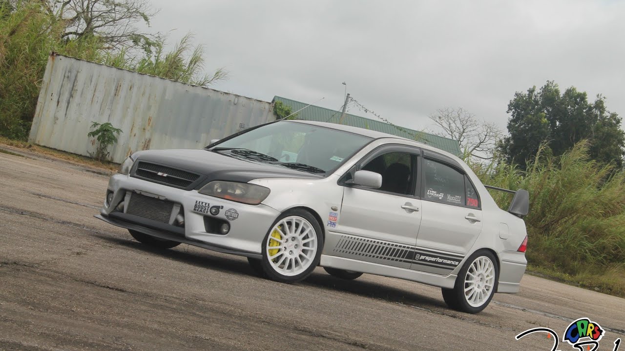 Turbocharged 4G15 CS3 Lancer gets a 2.5 inch Exhaust Cut Out - YouTube