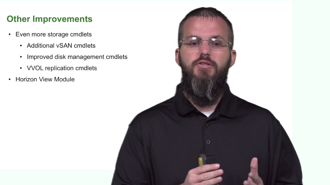 What's new in VMware PowerCLI 6.5 R1 - YouTube