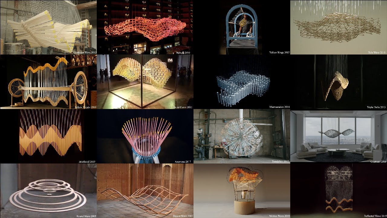 33 Wave Sculptures - YouTube