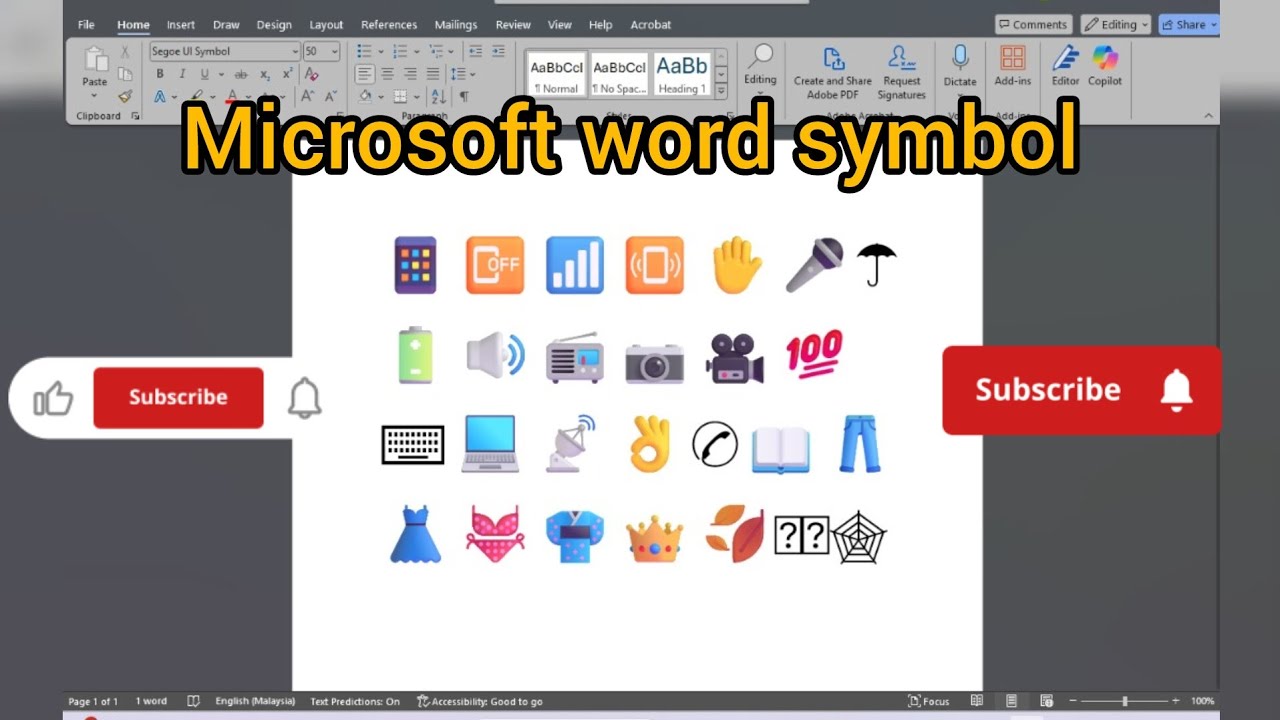 how to make Microsoft word symbol #computermusic #msword #computerworld ...