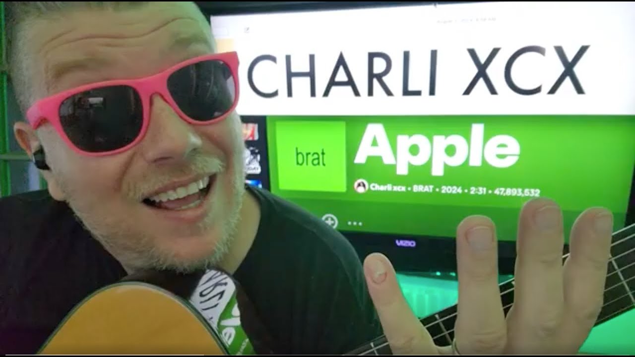 Apple - Charli XCX Guitar Tutorial (Beginner Lesson!) - YouTube
