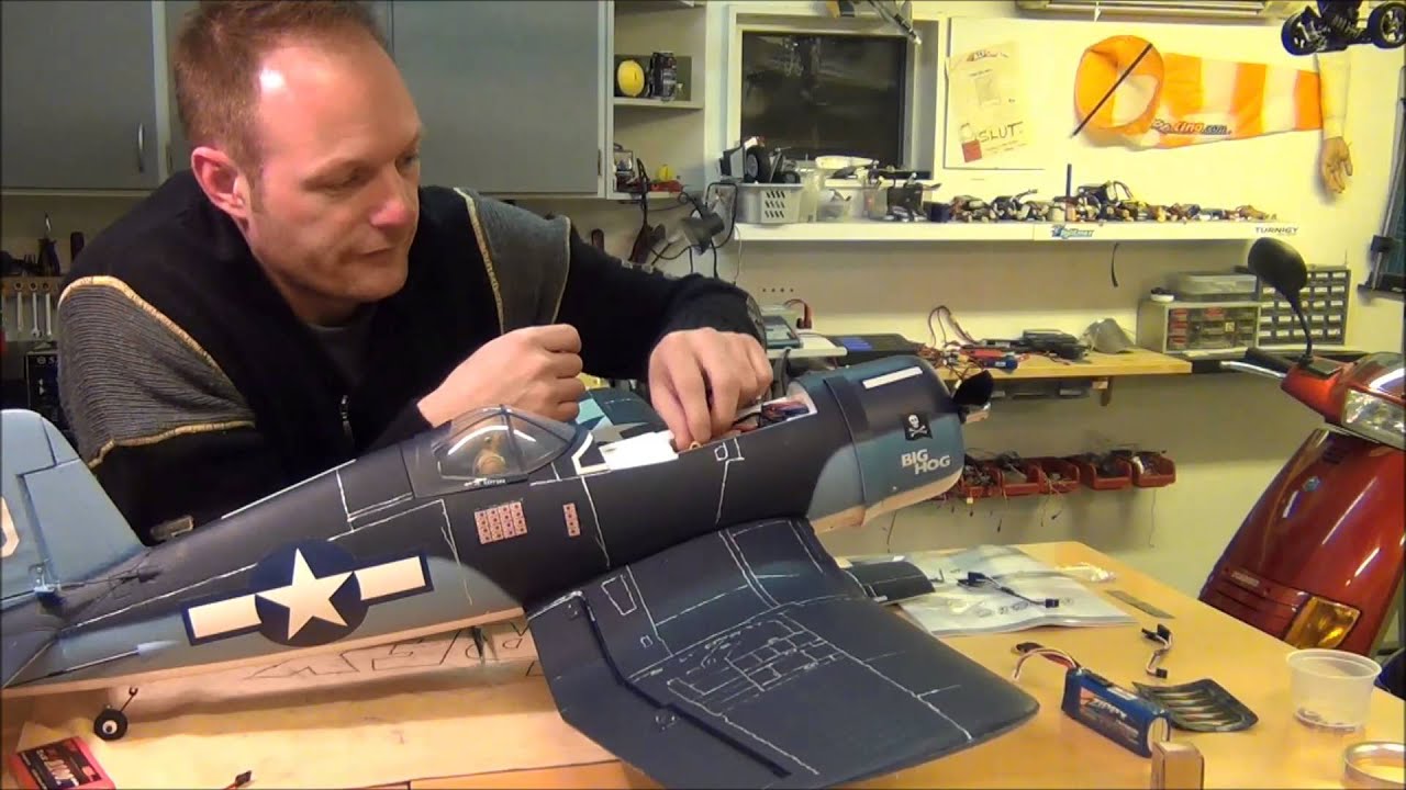 New parkzone corsair, sound module - YouTube