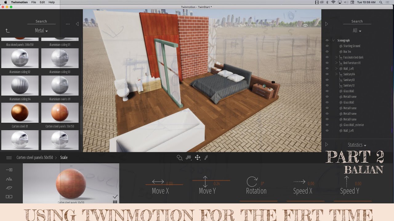 Twinmotion for the First Time part2 - YouTube