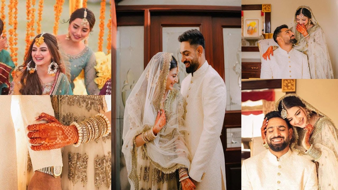 Haris Rauf and Muzna Masaood Nikah Full Event Video& Romantic Couple ...
