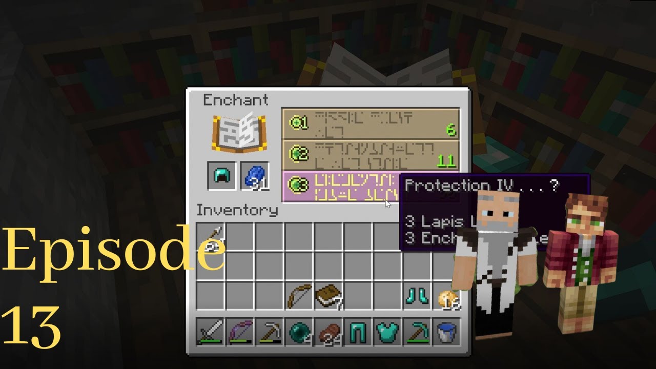 Full Enchanted Diamond Armor! Episode 13 - YouTube