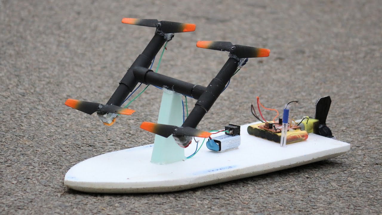 How To Make a Boat - Drone Boat - Air Boat - YouTube