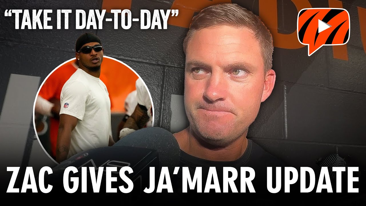 Zac Taylor on Ja'Marr Chase Missing Bengals Practice, Week 1 Expectations - YouTube