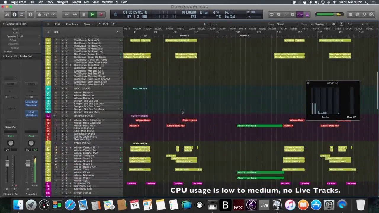 Logic Pro X on 12 Core Mac Pro, Sigh - YouTube