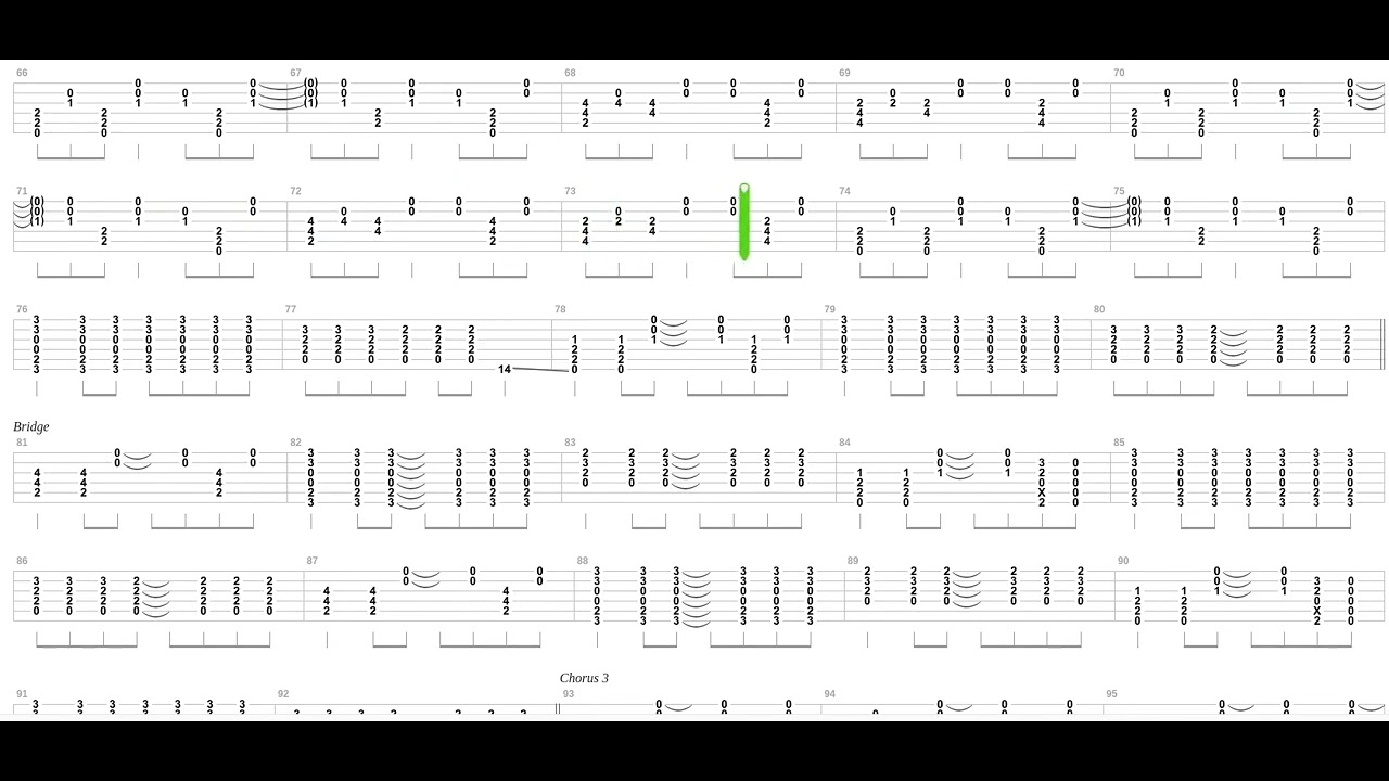 Learn To Fly Tab by Foo Fighters + Guitar only + Guitar tab - YouTube