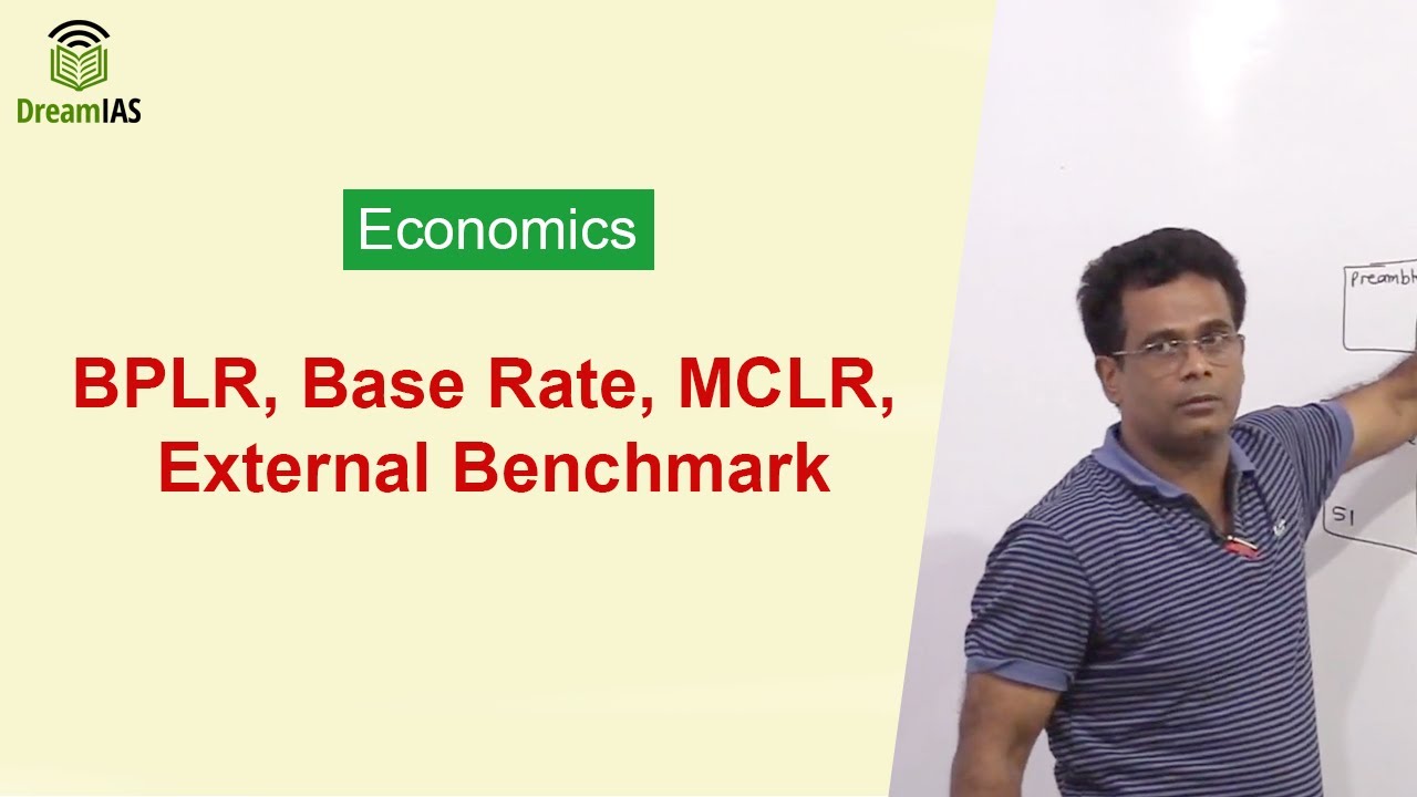 Banking बैंकिंग : BPLR, Base Rate, MCLR, External Benchmark - YouTube