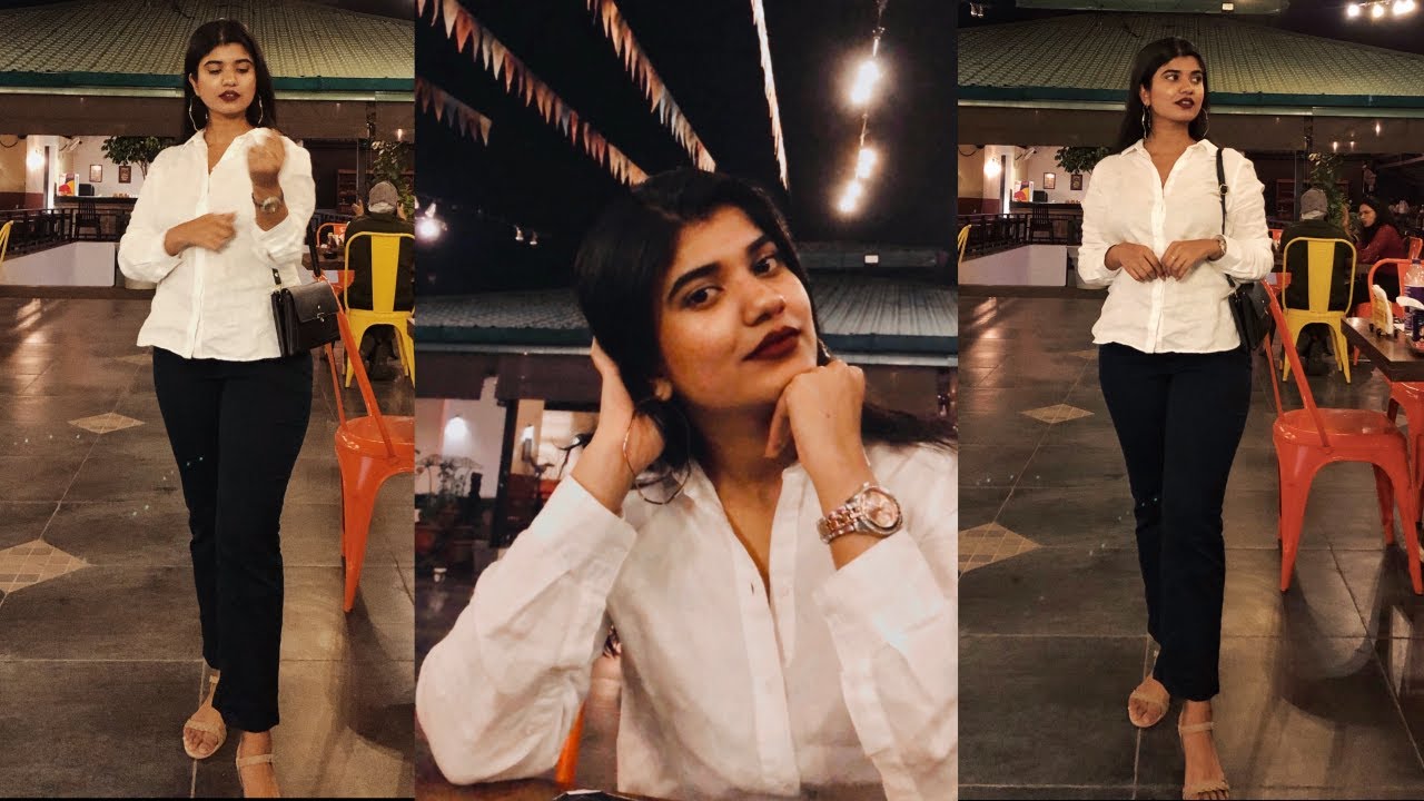 My go to outfit! |Simple & elegant| Casuals but make it edgy! | White ...