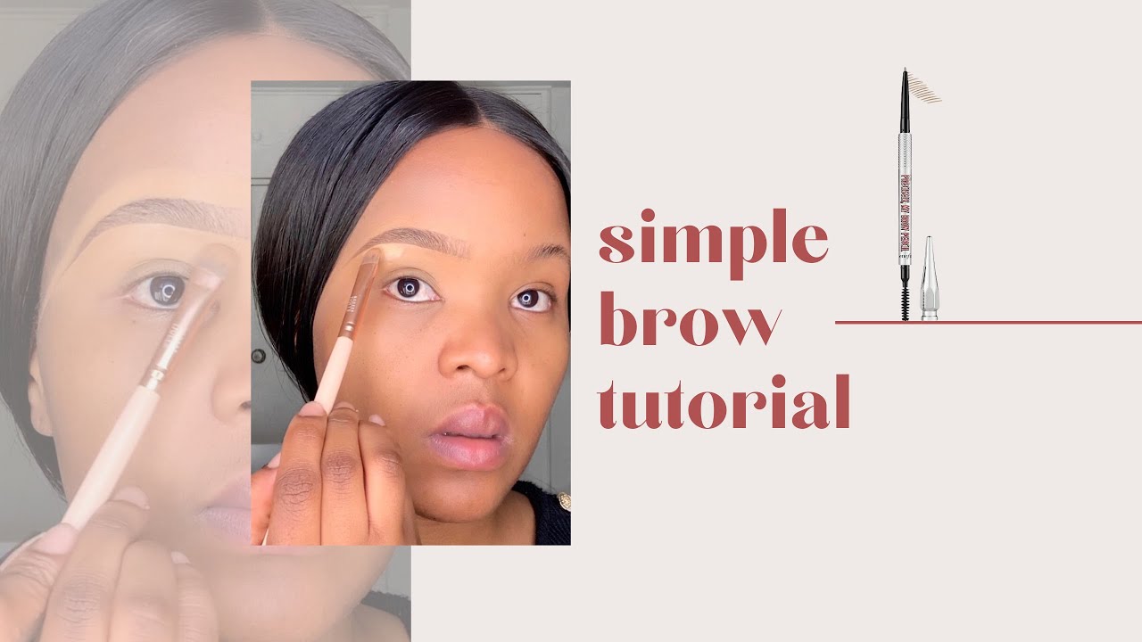 SIMPLE BROW TUTORIAL - YouTube