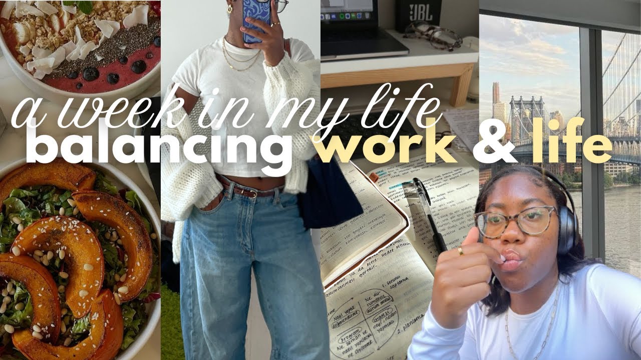 A PRODUCTIVE WEEK IN MY LIFE 📝 how I balance life and work ...