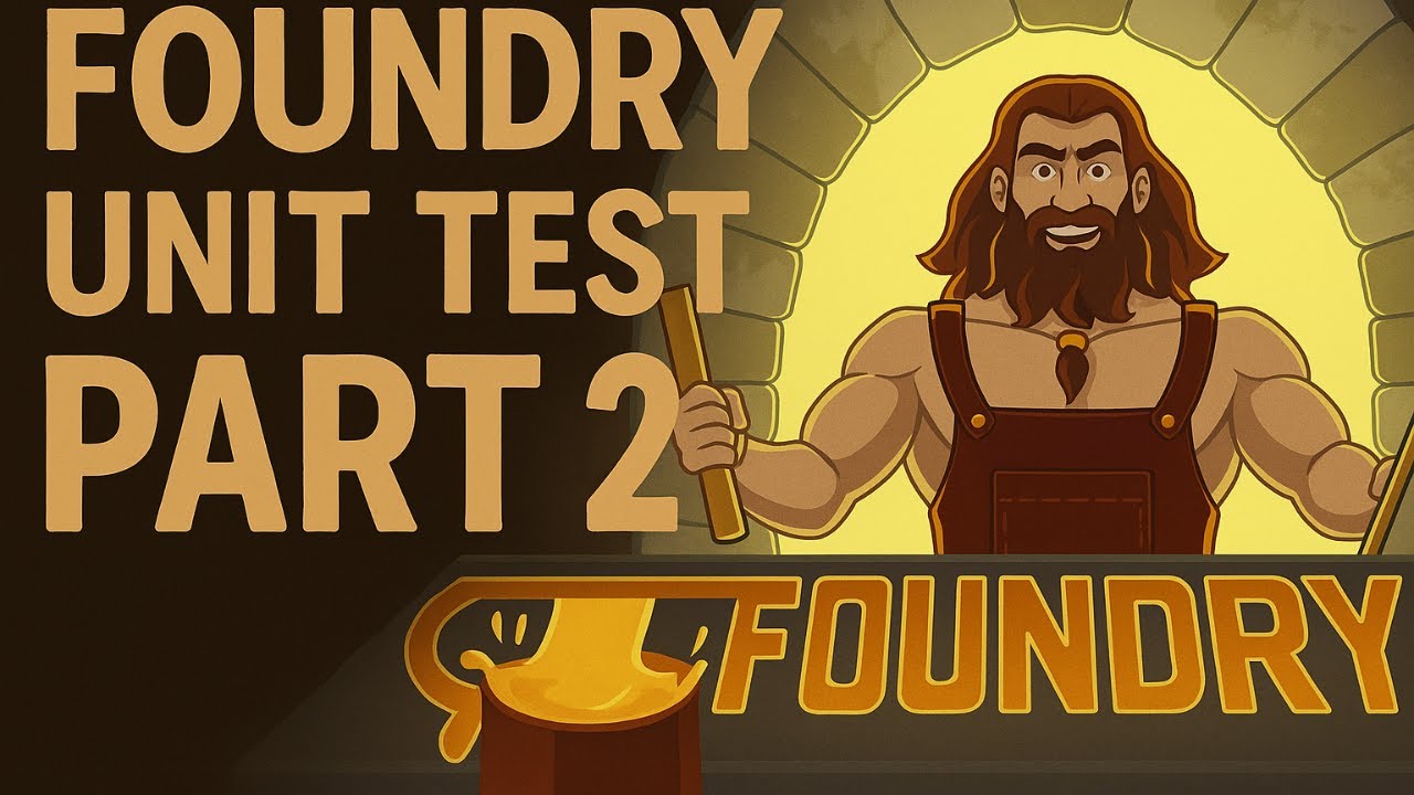 Unit Testing in Foundry - Part 2 | Mastering Smart Contract Testing ...