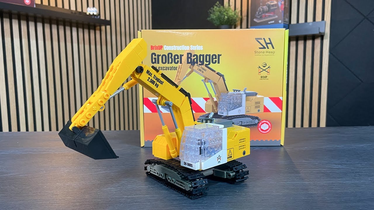 Stone Heap – Großer Bagger (556 Teile) - YouTube