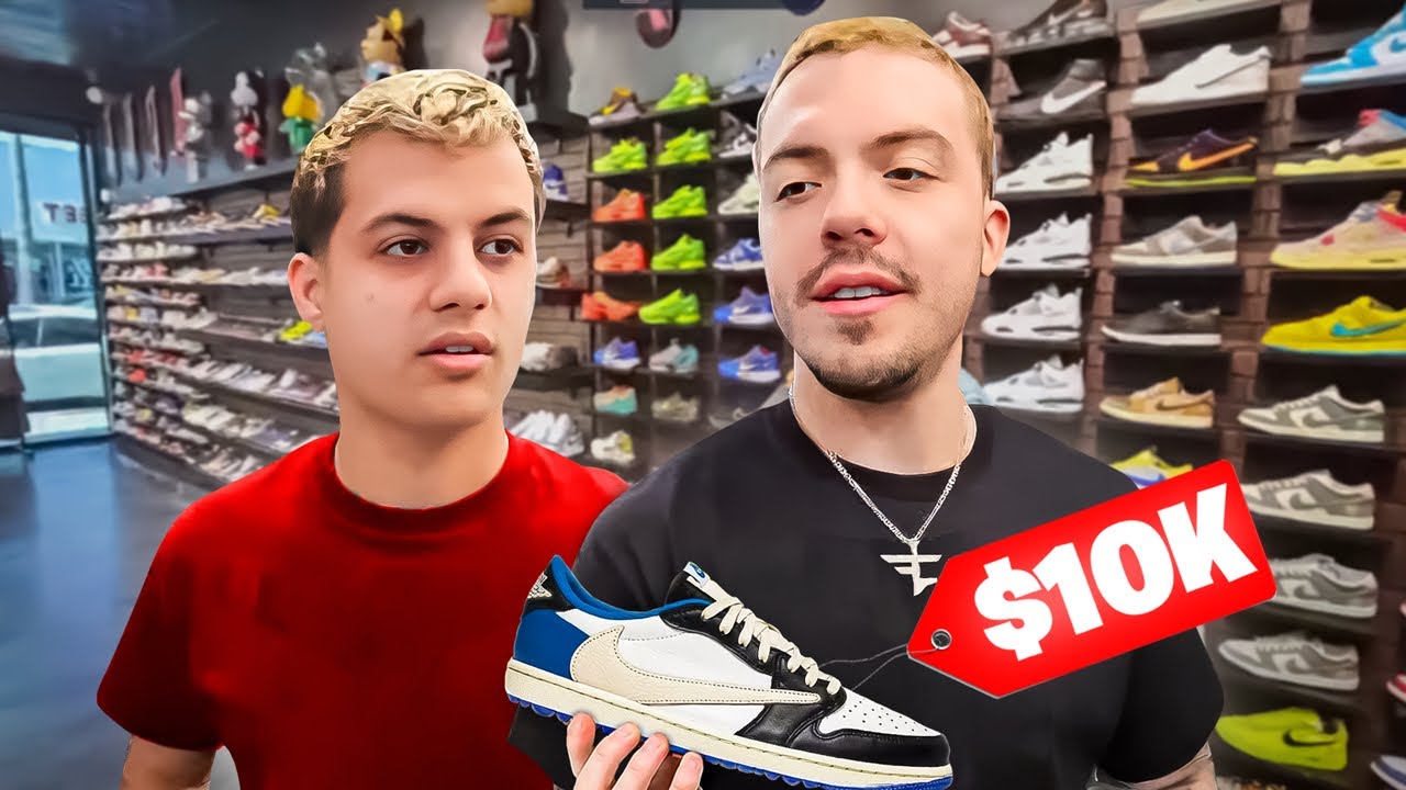 Stable Ronaldo & FaZe Adapt Go SNEAKER Shopping.. - YouTube