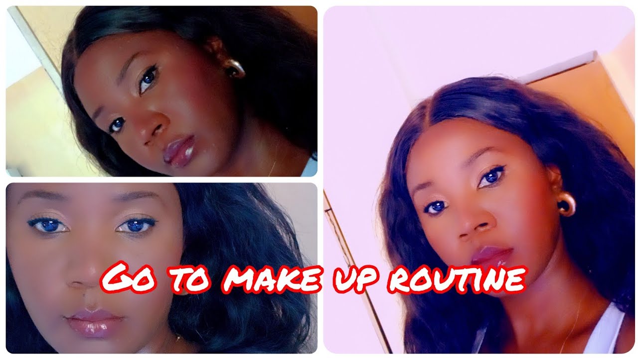 My go to make up routine;make-up vlog - YouTube