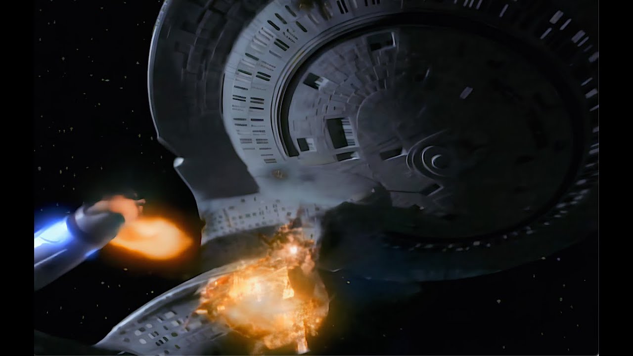 Star Trek: DS9 | The Destruction of the USS Odyssey - YouTube
