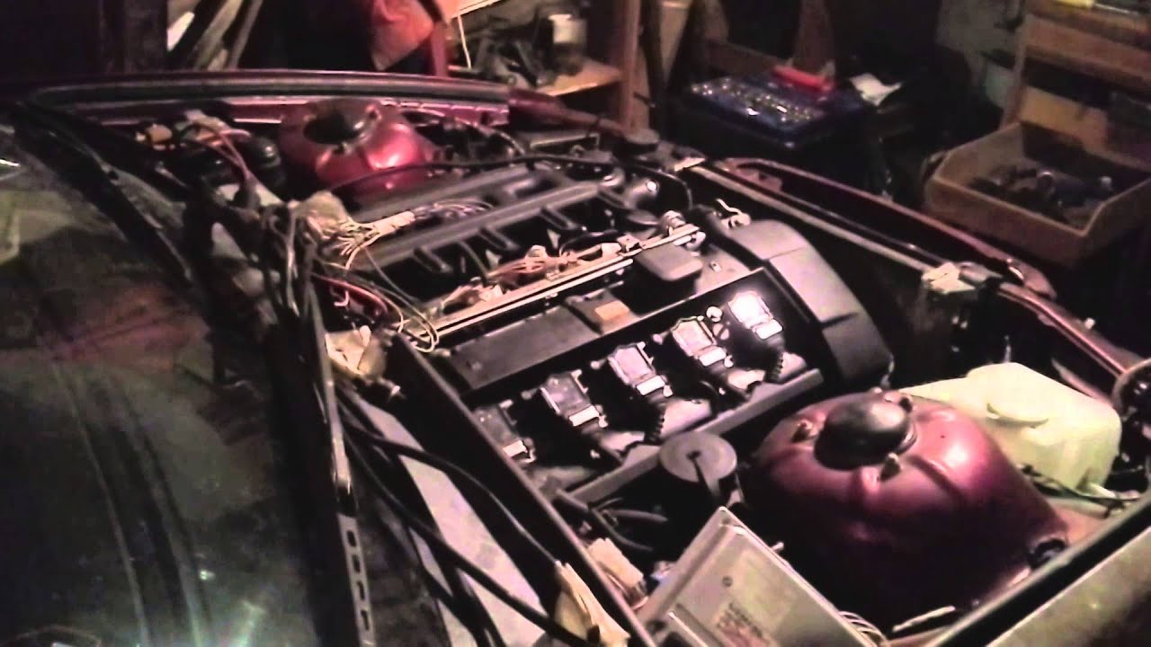 E36 M52TUB28 Swap, first start. - YouTube