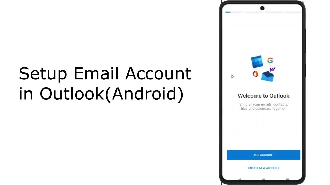 How to setup email account in Outlook (Android) - YouTube
