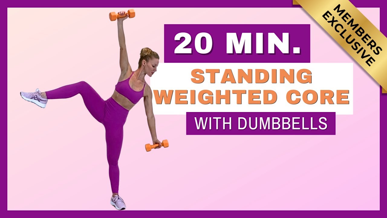 20 Min. Standing Weighted Core | Powerhouse Strength & Control - YouTube