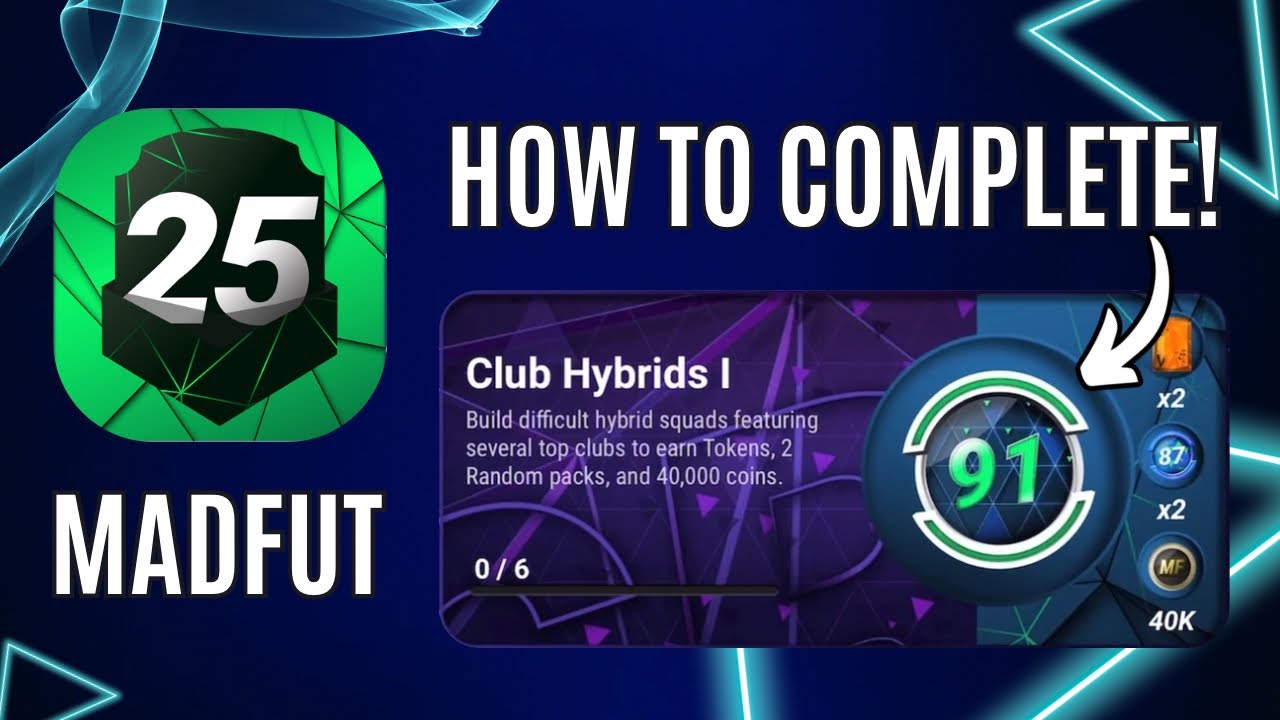How To Complete CLUB HYBRIDS 1 (easiest possible way) | MadFUT 25 - YouTube