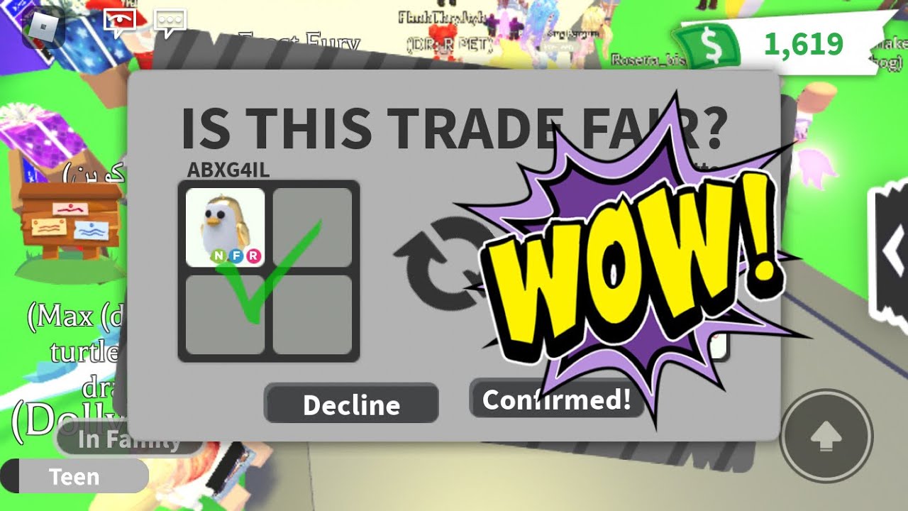 I did a awesome trade in Adopt me! - YouTube