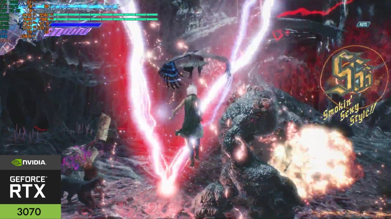 Devil May Cry 5 Gameplay On RTX 3070 Max Setting Part 8 Vergil - YouTube
