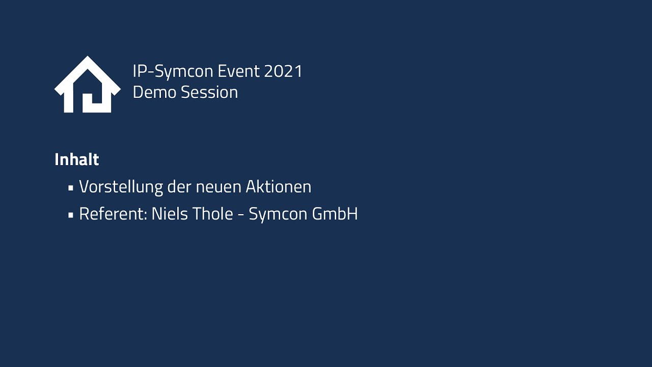 IP-Symcon Digital Event 2021 - Demo Session - YouTube