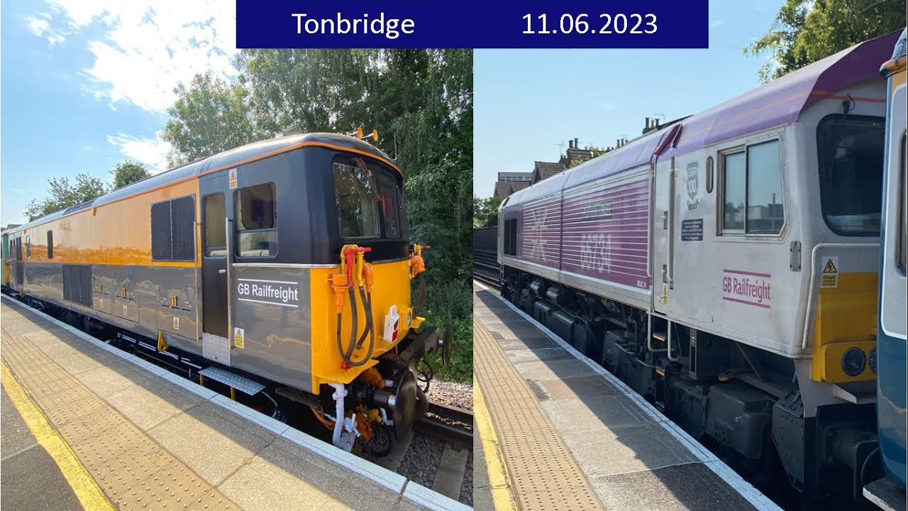 Trains at: Tonbridge, 11.06.2023 ft: @milosmodelts05 - YouTube