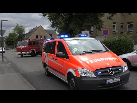 ELW 1 IuK Gruppe + LF 16 Feuerwehr Alsdorf LZ 1/2