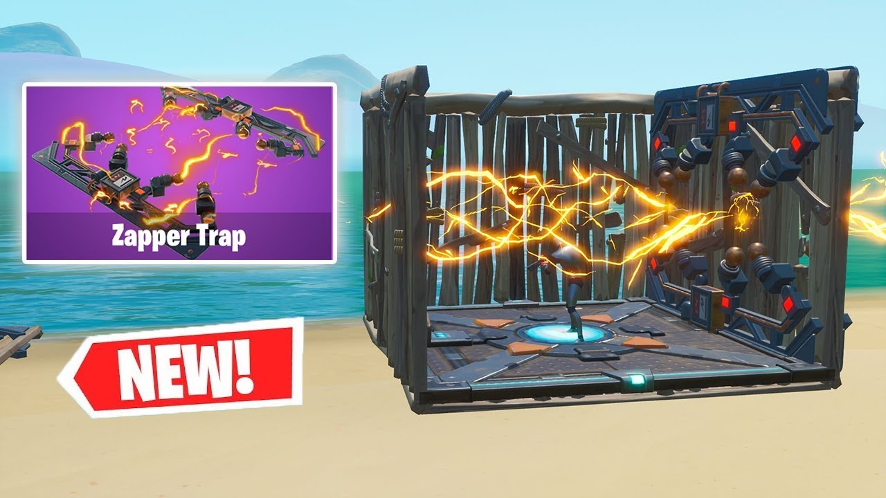 NEW ZAPPER TRAP Gameplay in Fortnite! - YouTube