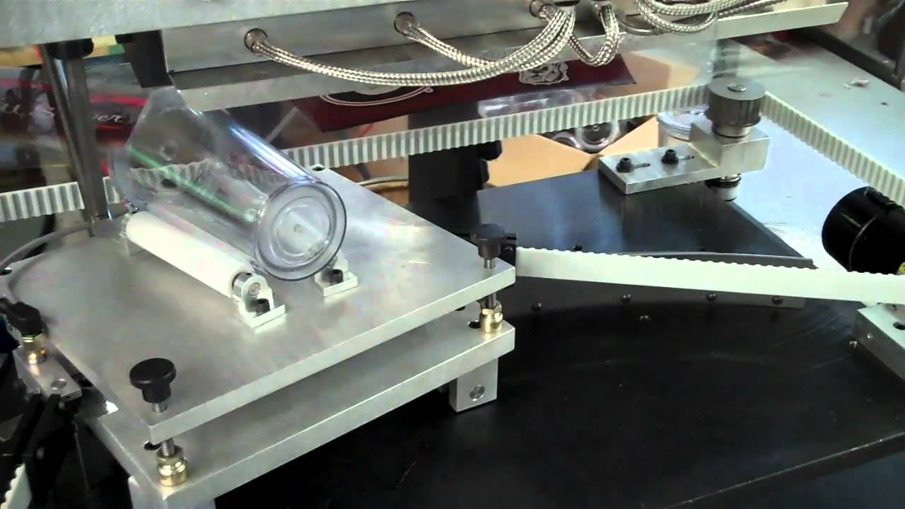 Heat Transfer Machine VT-25P Peripheral Taper Decorator - YouTube