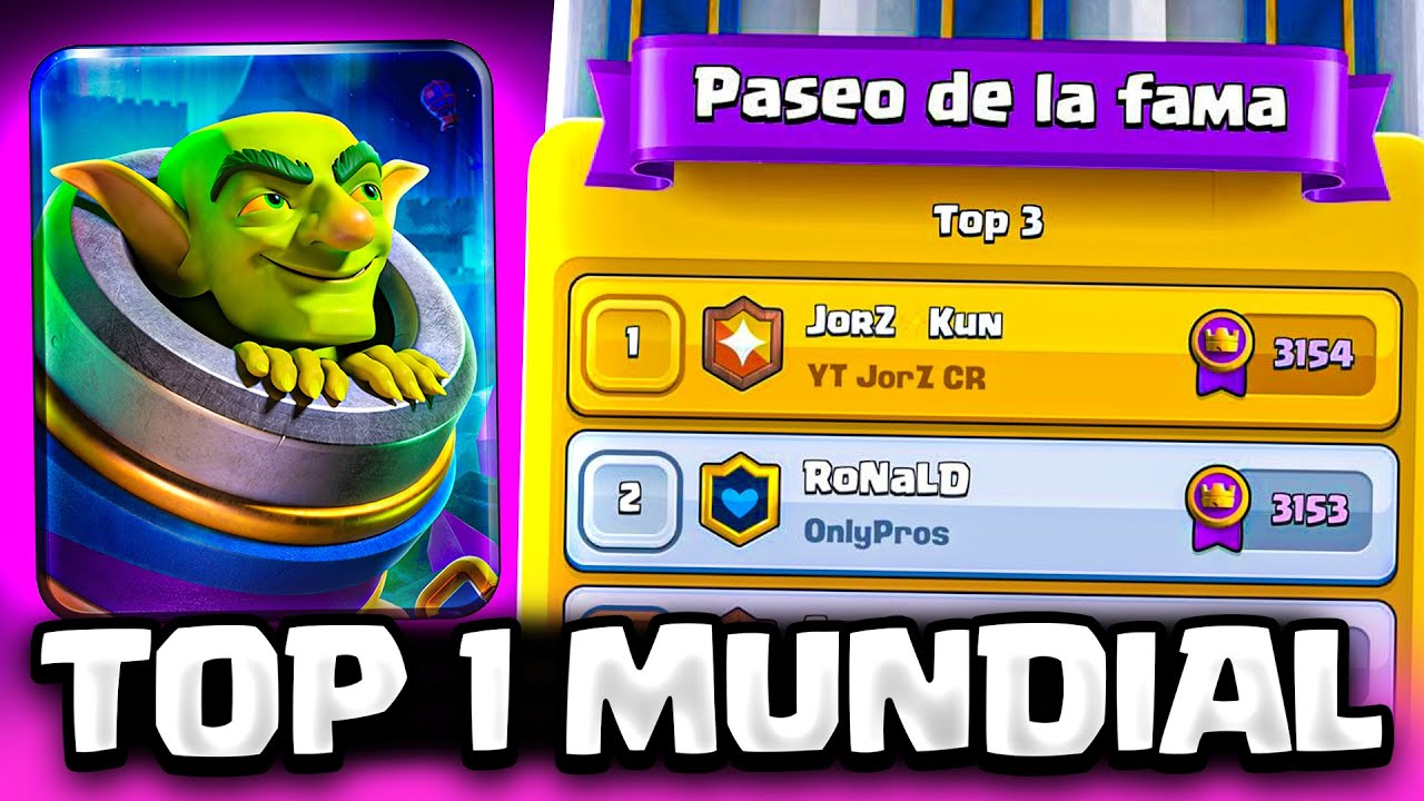 ASÍ SUBÍ AL TOP 1 DEL MUNDO EN CLASH ROYALE - YouTube