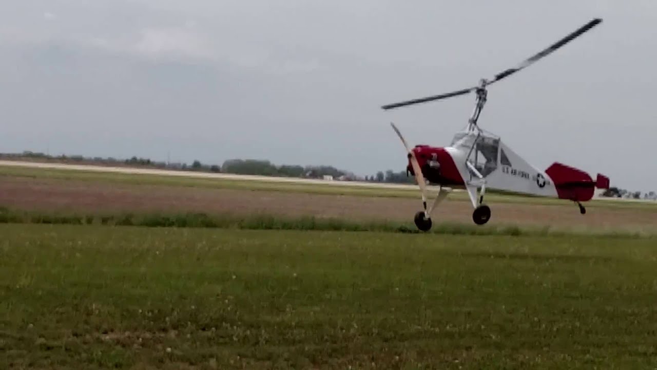 Autogyro Little Wing LW4 first flight/test flight - YouTube