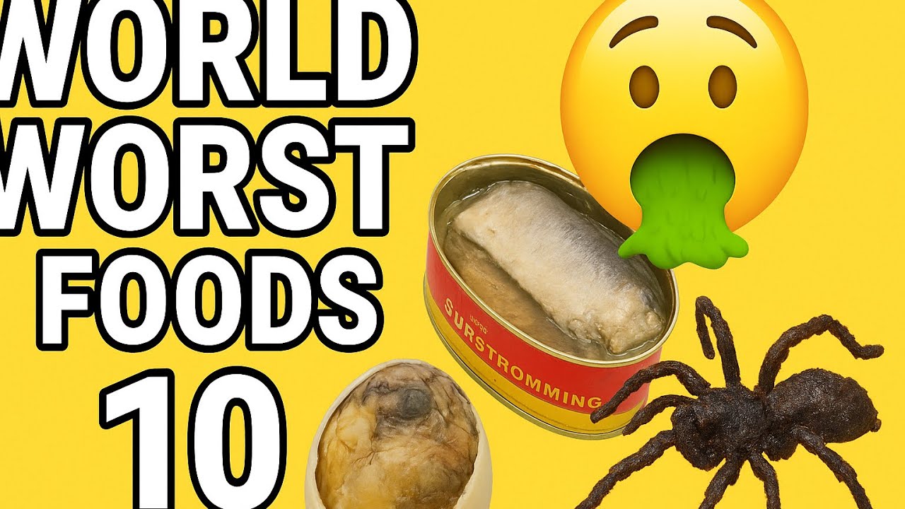 WORLD’S TOP 10 WORST FOODS 😖🍽️You won't believe - YouTube