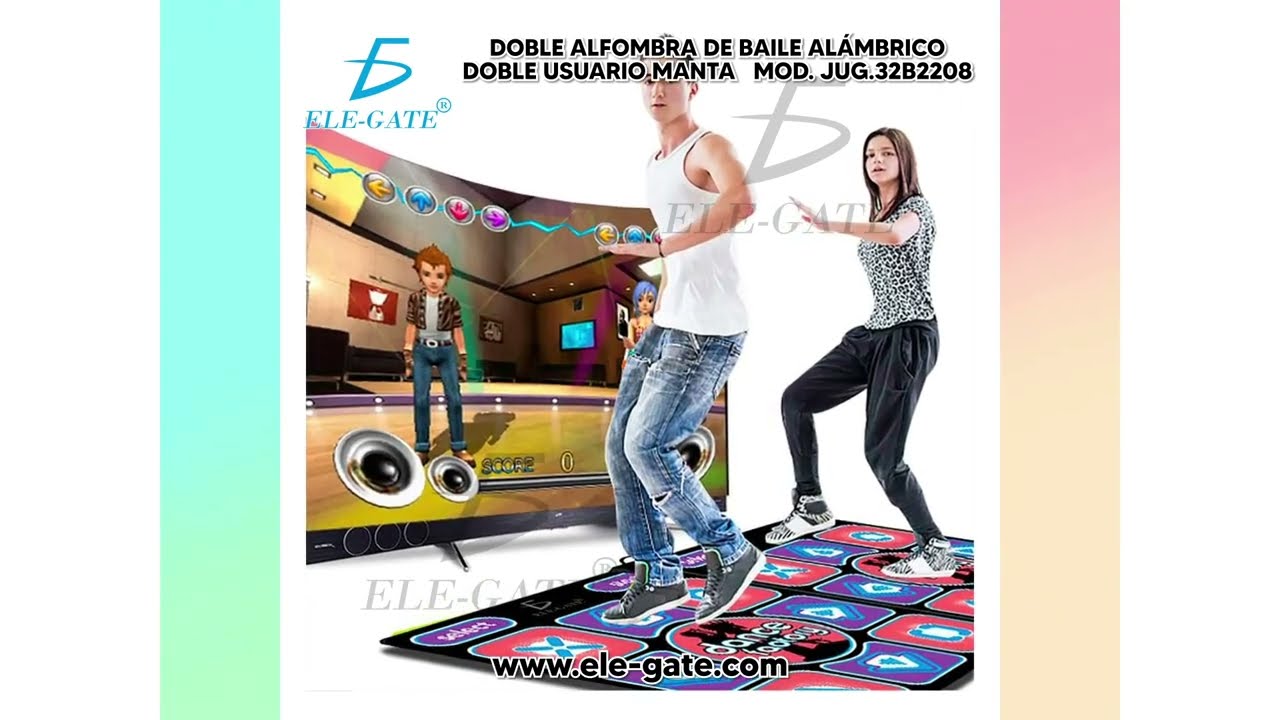 Doble Alfombra De Baile Alámbrico Doble Usuario Manta - YouTube