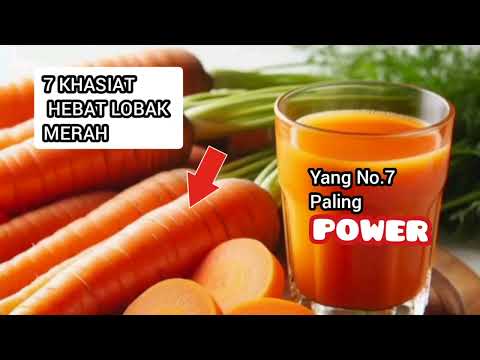 7 Khasiat Lobak Merah...Yang Nombor 7 Paling POWER
