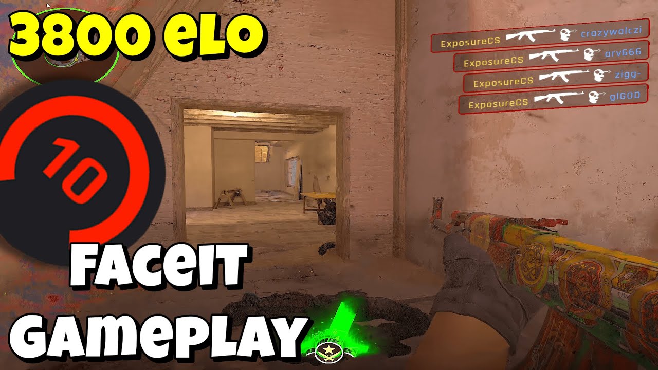 CS2 - Faceit 3800+ ELO | De_Mirage'de Takımı Sırtladım! (CS2 Gameplay ...