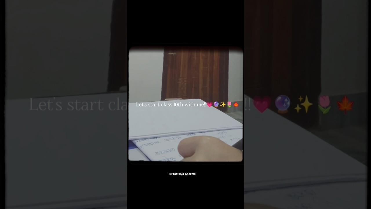 Let's start class 10th with me!!🔮💗O Rangrez..#class10#studyvlog# ...