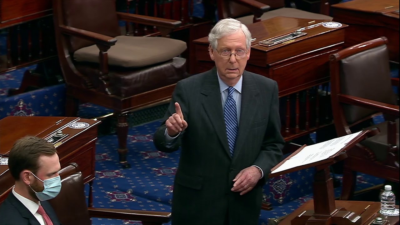 McConnell Speaks Before Senate Confirms Judge Barrett - YouTube