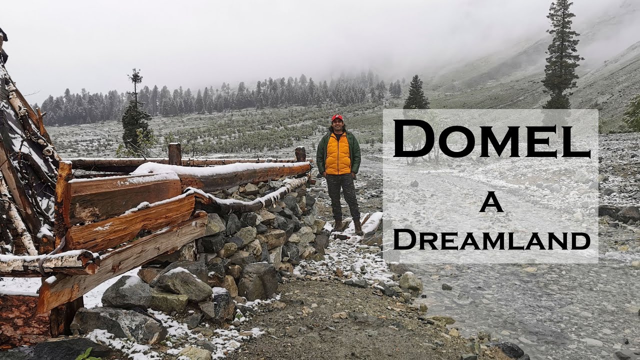 An unforgettable scenic drive to Domel from Minimarg in snow and rain ...